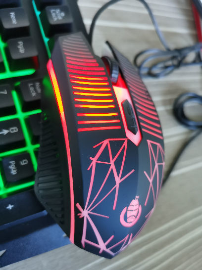 China High Quality Heavy Metal Backlit Game Keyboard and Mouse Combo ...