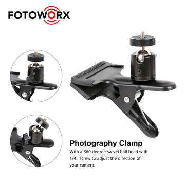 China Multi-Function Tripod Camera Clip Clamp Holder Mount with 360 ...