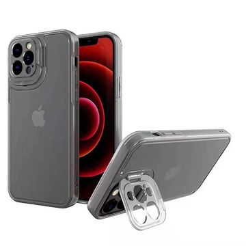 China 2021New arrival invisible Camera hole bracket TPU+PC mobile phone ...