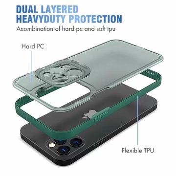 China 2021New arrival invisible Camera hole bracket TPU+PC mobile phone ...