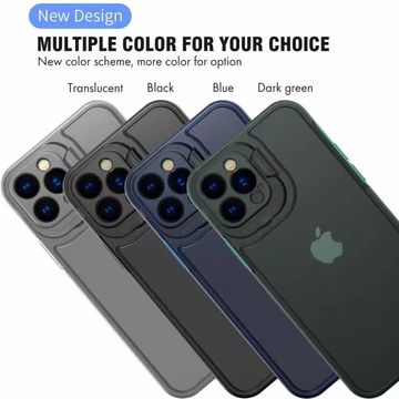 China 2021New arrival invisible Camera hole bracket TPU+PC mobile phone ...