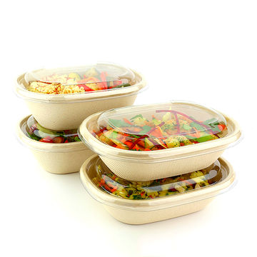 China PLA Food Container Biodegradable Compostable Containers Sugarcane ...