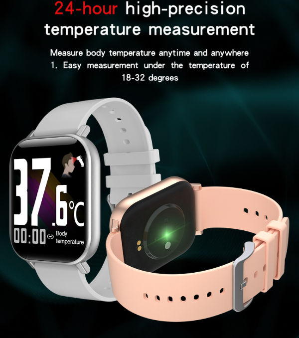 China T68 Body Temperature Heart Rate Monitors Fitness Wholesale ...