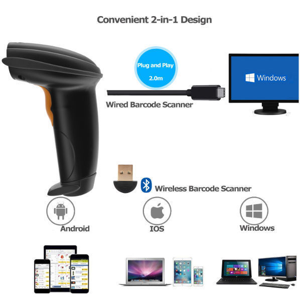 China China MINJCODE Factory Portable 1d Bluetooth Wireless Barcode ...