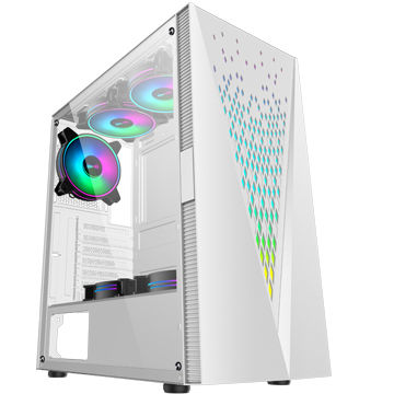 China SAMA 2055 model with ARGB strip on front panel Standard ATX case ...