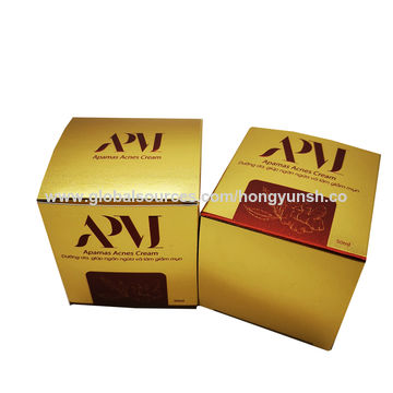 China Cardboard face cream packaging boxes cheap paper box printing on ...