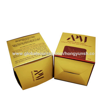 China Cardboard face cream packaging boxes cheap paper box printing on ...