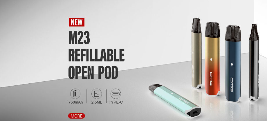 Rechargeable Battery 750mAh with 2.5ml Removeable Pod Open Pod System ...
