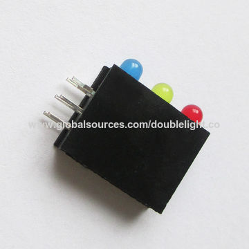 China 3mm through-hole LED indicators 3 RGB LED Circuit Board Indicator ...