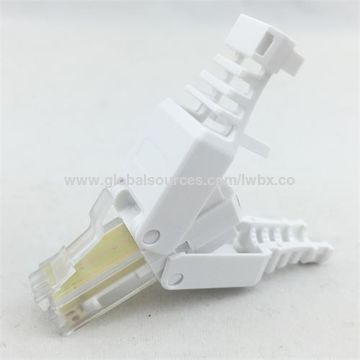China UTP CAT.5E/CAT6 RJ45 Plug Installation-free 8P8C Modular Plug on ...