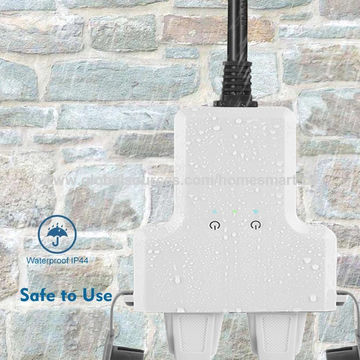 China Outdoor socket, IP44 waterproof smart wireless remote control ...