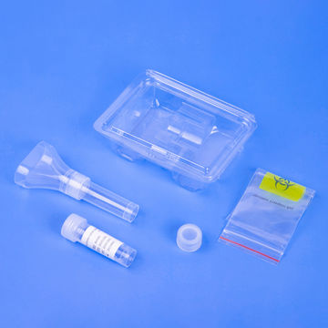 China Medical integrated sample rna saliva collection kit funnel ...