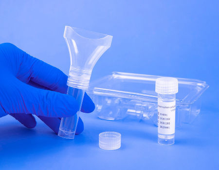 China Disposable medical spitting saliva sample collection kit sampling ...