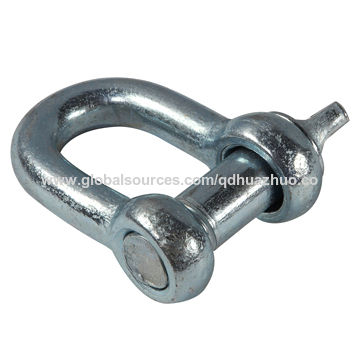 China JIS standard d type shackle, stainless steel 304 or 316, polished ...