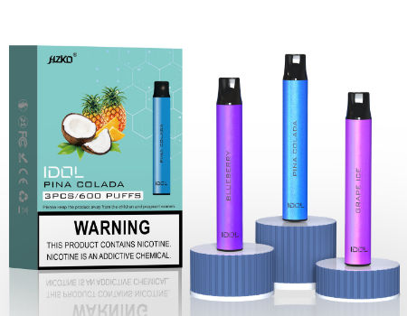 China HZKO IDOL600PUFFS Disposable e-cigarette pen Bar wholesale sales ...