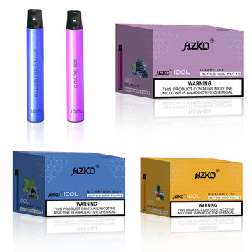 China HZKO IDOL600PUFFS Disposable e-cigarette pen Bar wholesale sales ...