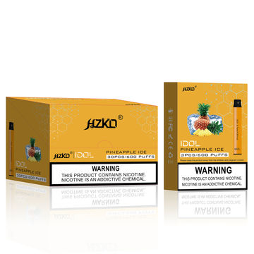 China HZKO IDOL600PUFFS Disposable e-cigarette pen Bar wholesale sales ...