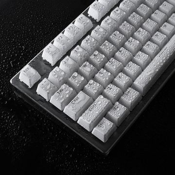 China Crystal keycap MK-306 Mechanical keyboard use brown switch on ...