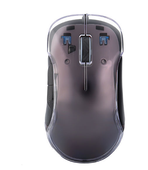China Transparent 8D wired gaming mice ergonomic RGB mice programmable ...