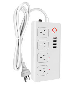 China Australian Standard Smart WiFi Power Board 4AC+4USB 10A 2500W on ...