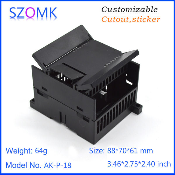 China Hot selling plastic electronics project box din rail enclosure on ...