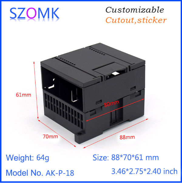 China Hot selling plastic electronics project box din rail enclosure on ...