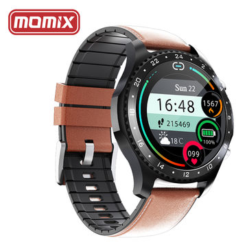 China MOMIX CK30 Round Screen IP67 ECG Smart Watch Heart Rate GPS ...