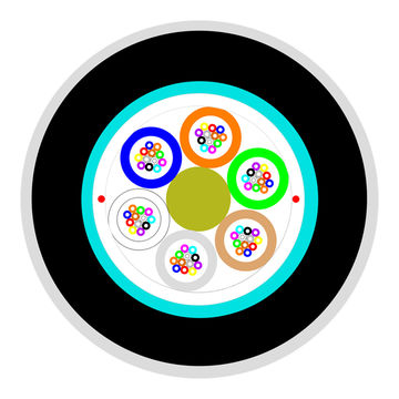 China Nylon jacket fiber optic cable rat proof Termite protection 2-48 ...