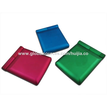 China Promotional Compact Mirrors with 8 Pieces LED Lights Double Sides ...