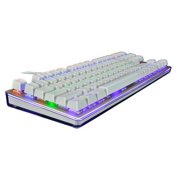 China 87 keys Mechanical keyboard with Rose Gold aluminium top cover ...