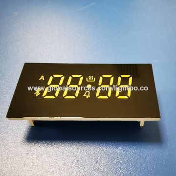 China Custom design ultra bright white 4 Digit 7-segment LED display ...