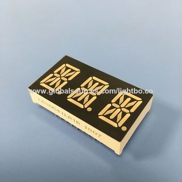 China 14-segment LED Display, Triple Digit, 0.54-inch, Common Cathode ...