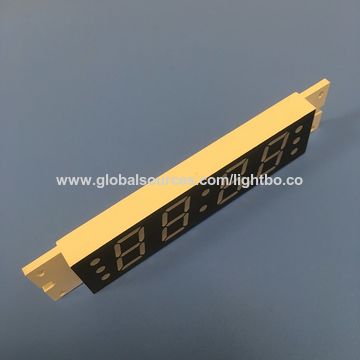China Ultra Red Custom Design 0.58-inch 4-digit 7-segment LED Clock Display for Sound/Radio on ...