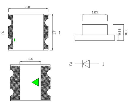 RGB SMD 0805 LED, 0807 colorful Led Light Chip Diode Lamp Beads slow ...