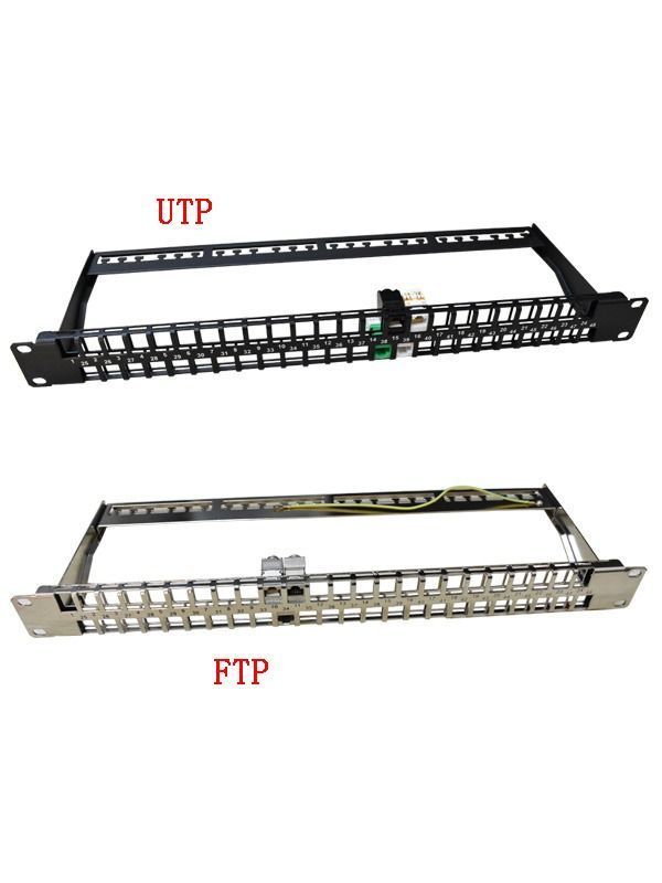 19" 1U 48 Ports UTP/FTP Blank Patch Panel, Patch Panel 1U Patch Panel ...