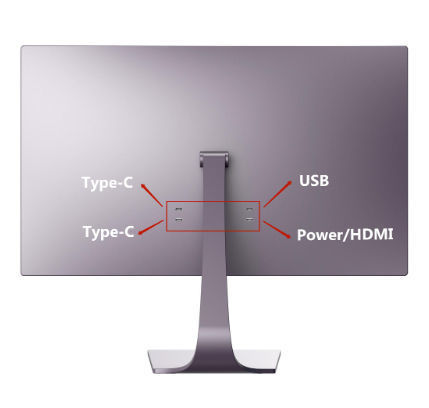 China M238XRQ-IM stand-alone LED PC monitors QHD 2560*1440 for phone ...