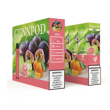 China GUNNPOD 2000 Puffs Disposable Electronic Cigarette 8ml oil Vape ...