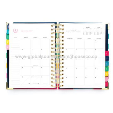 China Simplified Planner Notebook for Emily Ley, Spiral binding ...