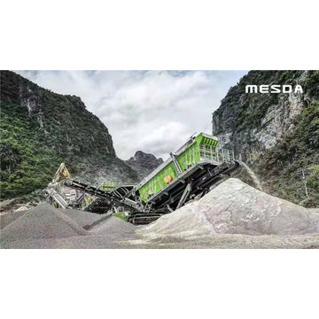 China New 150-250t/h Mobile Crushers MESDA MC-1400HS Mobile Hammer ...