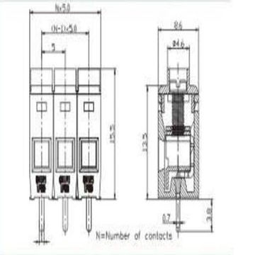 China Terminal Blocks with Phosphor Bronze Wire Guard on Global Sources ...