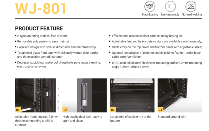 19'' inch Server computer network rack Cabinet, network cabinet network ...