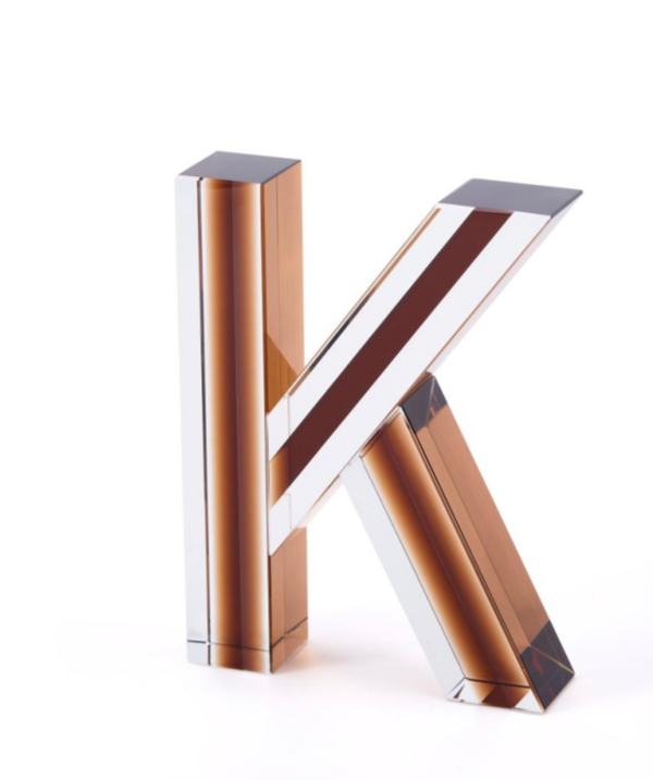 China Modern crystal letter K ornaments on Global Sources,ornaments ...