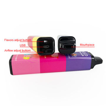 China 3600puffs rechargeable pod device POCO Triple 3 flavors in 1 3+3 ...