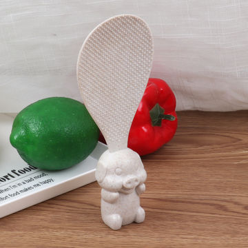 China Rice Scoops New Vertical Rice Scoop Cute Piglet Non-stick Wheat ...