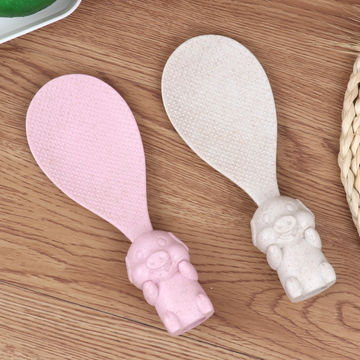 China Rice Scoops New Vertical Rice Scoop Cute Piglet Non-stick Wheat ...