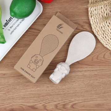 China Rice Scoops New Vertical Rice Scoop Cute Piglet Non-stick Wheat ...