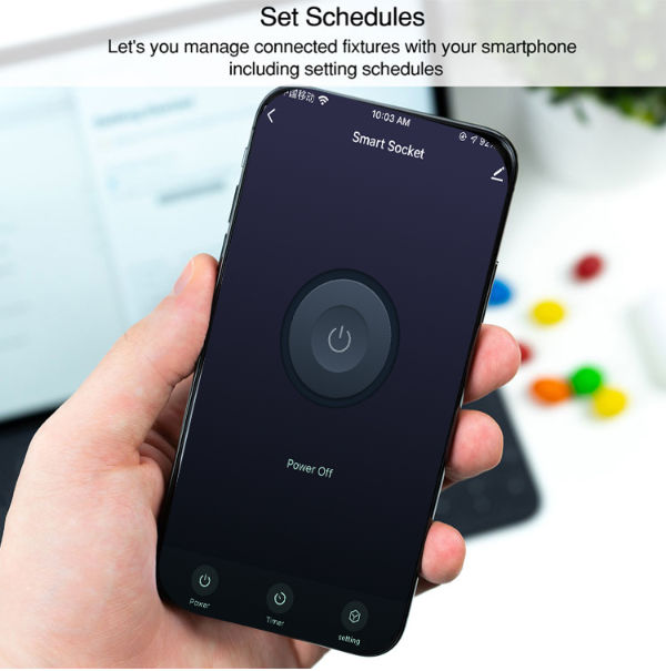 China Wifi Smart Universal Power Wall Socket Panel With On/Off Switch ...