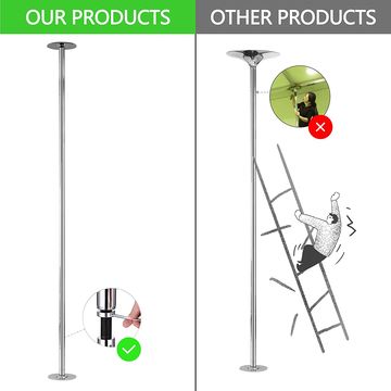 China New Stripper Dancing Pole Kit Home Dance Pole Base Adjust Height ...