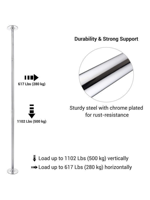 China New Stripper Dancing Pole Kit Home Dance Pole Base Adjust Height ...