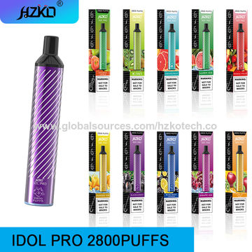 China Authentic HZKO IDOL Pro Disposable E cigarettes Pod Device 2800 ...